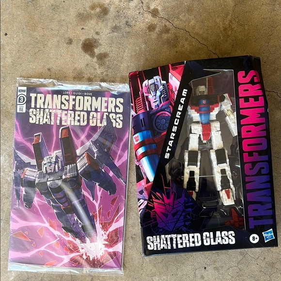 Hasbro | Toys | Hasbro Transformers Shattered Glass Starscream Action ...